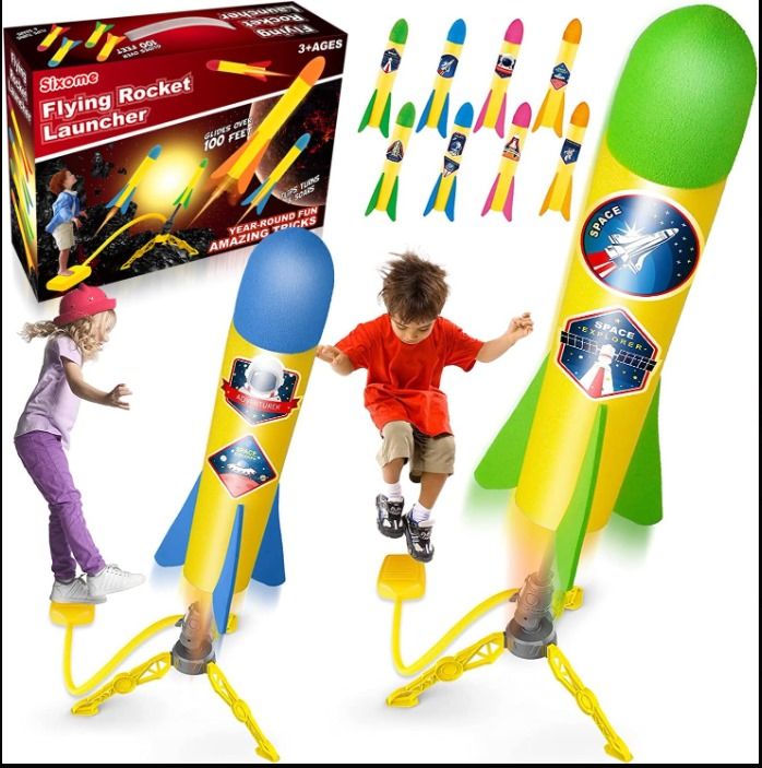 stompBlast Rocket Launcher For Kids, High Flying outdoor toy, Air ...
