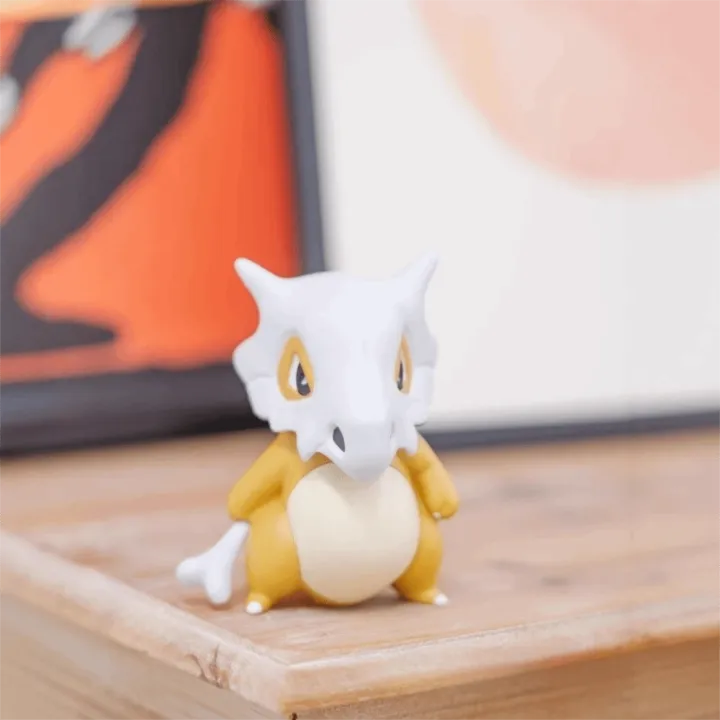 Cute 8cm Pokemon Pocket Anime Doll PVC Desktop Decoration Cubone Figure ...