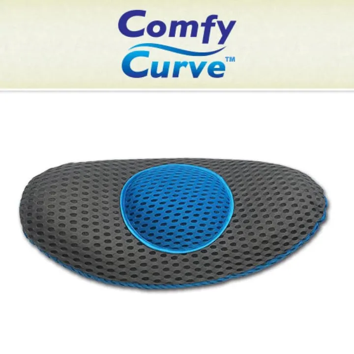 Q/Comfy Curve Back Support Pillow Body Memory Foam Pillow For Sleeping ...