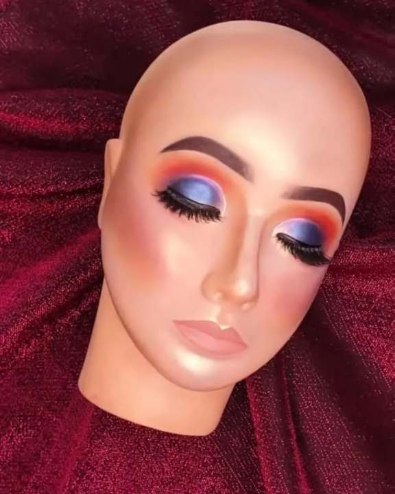 Face Makeup Dummy Silicone Training Mannequin Makeup Practical Flat ...