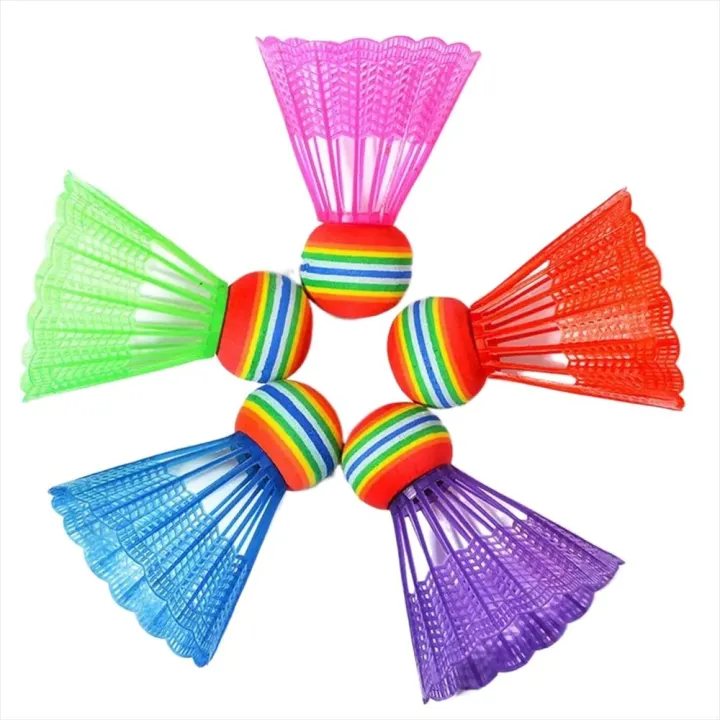 Durable Colorful Badminton Flying Stability Foam Head Shuttlecocks Good ...
