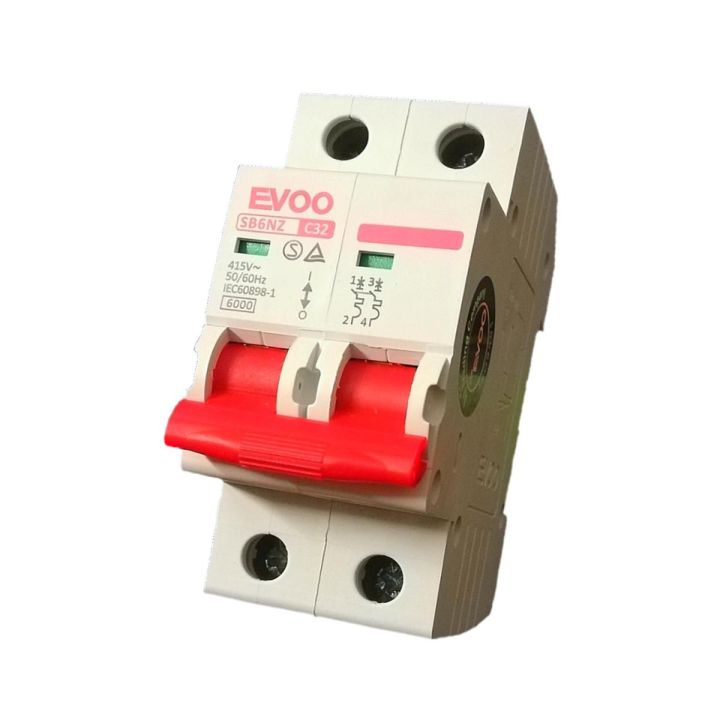 EVOO Electric Circuit Breaker Safety Circuit Breaker Double Pole 32A ...