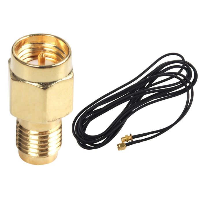 WiFi WAN Router Wi-Fi Antenna Extension Cable RP-SMA & SMA Male Plug to ...