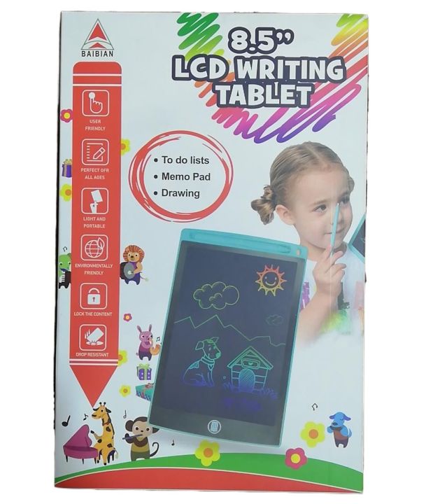 LCD Writing Tablet 8.5 inches Drawing Pad Waterproof Writing Board For ...