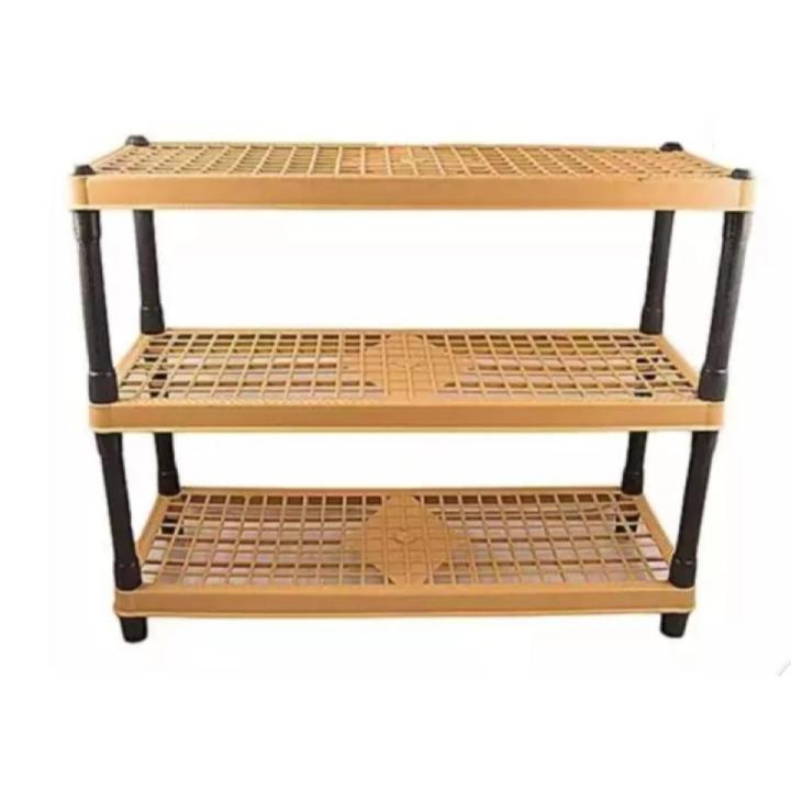 3 Layers Plastic Shoe Rack Kitchen Rack Stand Lightweight Shoes ...