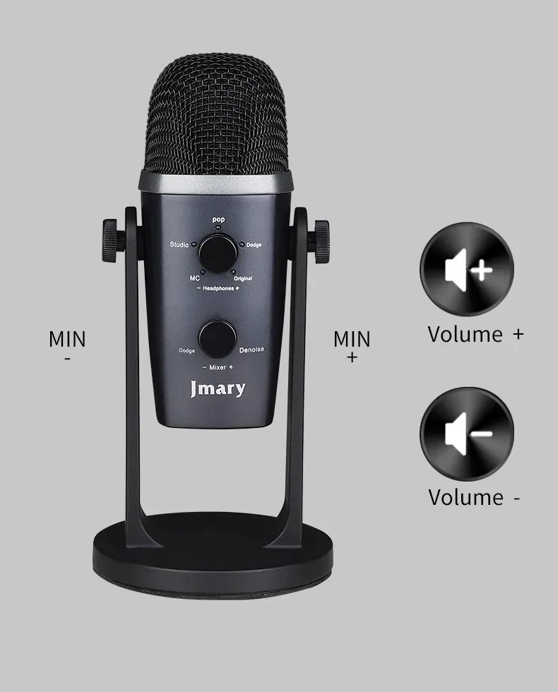 Jmary MC-PW10 Professional USB Microphone With Bluetooth Connectivity ...