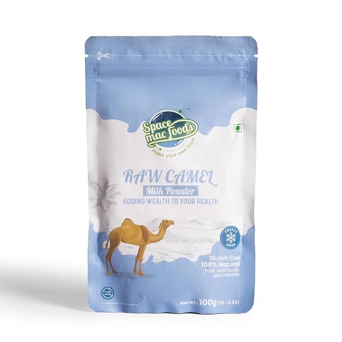 Spacemac Foods Freeze Dried Raw Camel Milk Powder, Pasture Grazed, 1kg ...