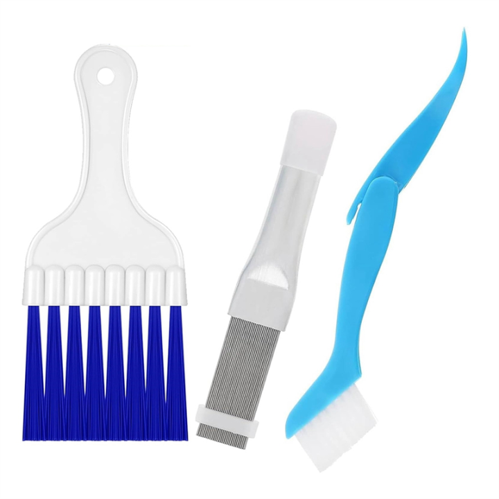 Ac Coil Cleaner 4 Pieces Air Conditioner Condenser Fin Cleaning Brush ...