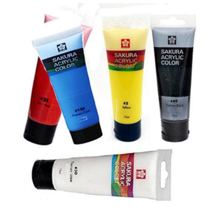 Sakura Acrylic 5 Colors Set | Daraz.pk