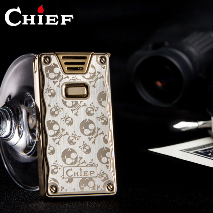 CHIEF Leader Classic Charging Single Arc Lighter Personality Men's for ...