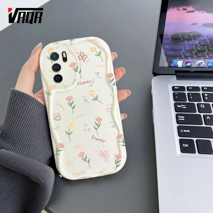 VRQR Soft Wavy Edge Phone Case For OPPO A16 Back Cover Full Screen ...