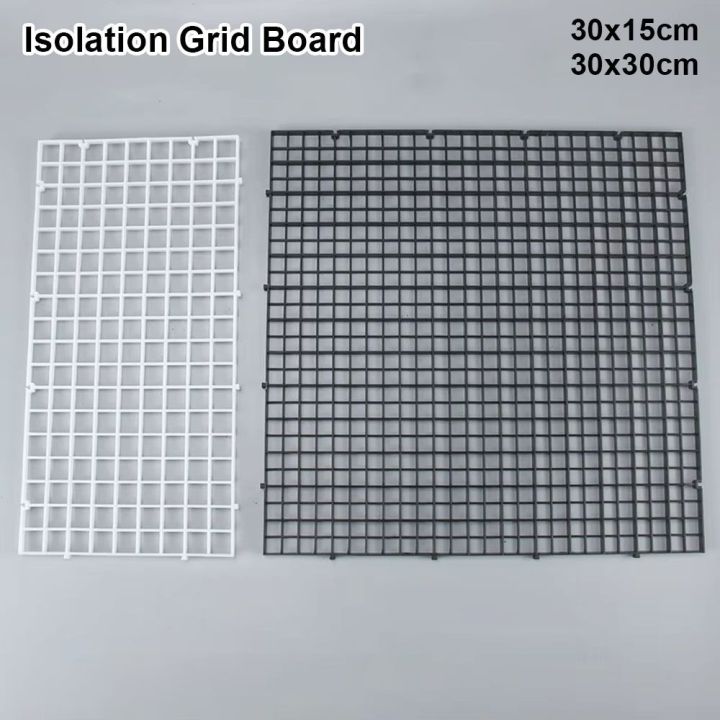 1Pcs Durable Multifunctional Isolation Grid Board Plastic Black White ...