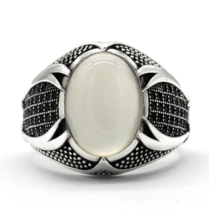 Men Ring personality Bright Luster Men Finger Ring Circlet | Daraz.pk