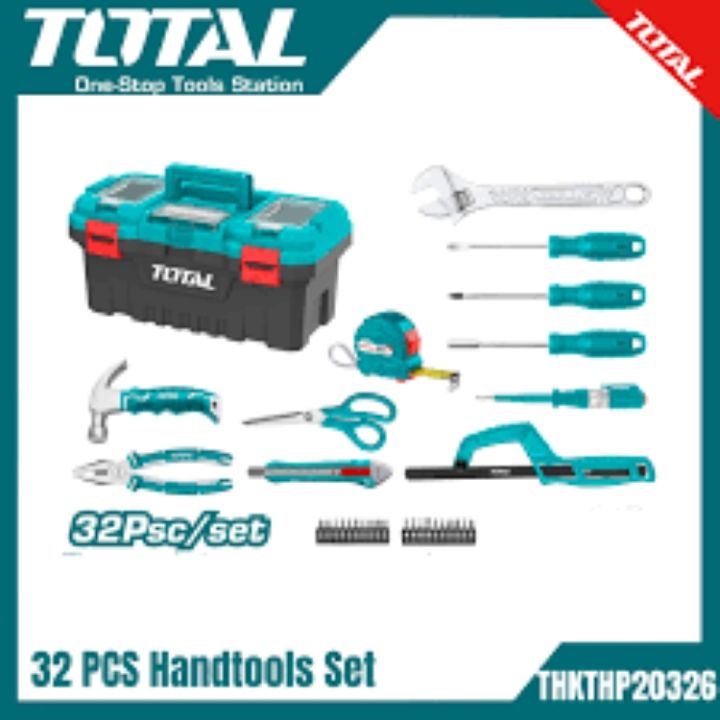TOTAL 32 pcs hand tools set THKTHP20326 | Daraz.pk