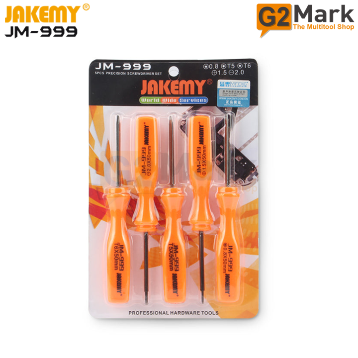 JAKEMY JM-999 5 PCS / Set Multi-function Disassembly Tool Watch Glasses ...