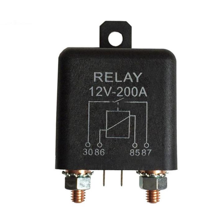 12V 200A Normally Open 4 Pin Relay - Heavy Duty Automotive Marine Split ...
