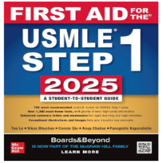 First Aid for the USMLE Step 1 2025 by Tao Le | Daraz.pk