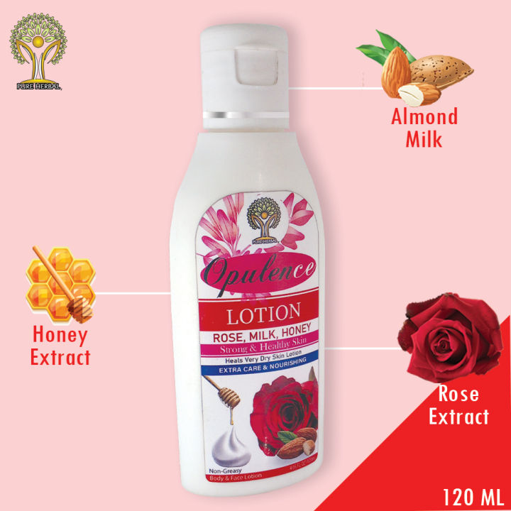 Pure Herbal, - Opulence Skin Moisturizer Lotion with Rose, Milk, Honey ...