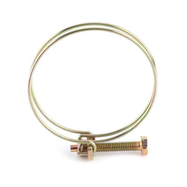 Steel Adjustable Screw Clamp Water Hose Pipe Clip Hoop Plumbing (59mm ...