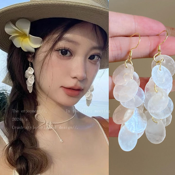 【Grand Sale】2025 Fashion Vacation Style Long Tassel Earrings for Summer ...