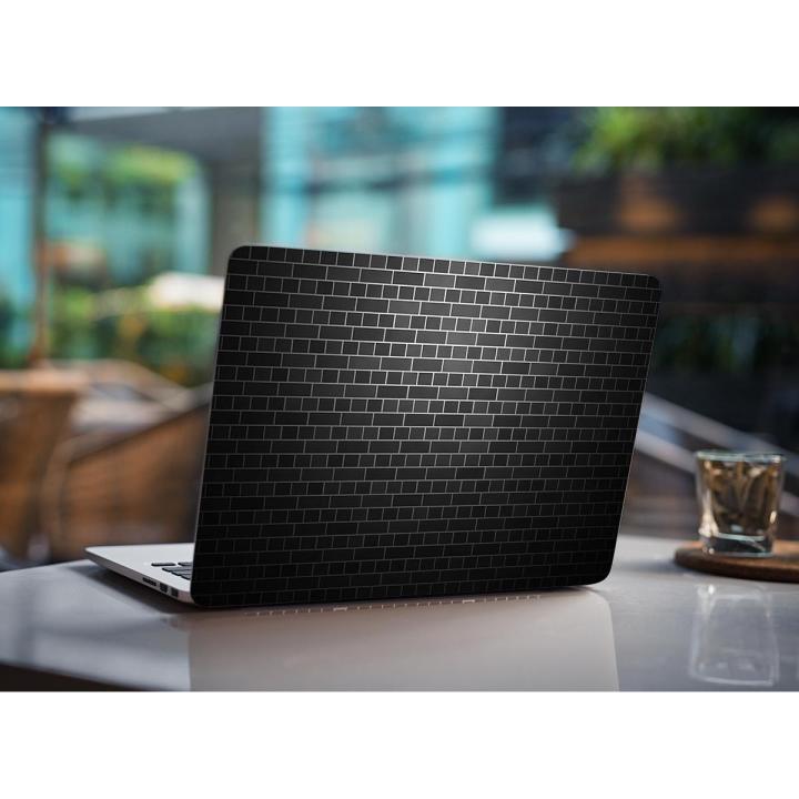 Gray and black brick wall Laptop Notebook Skin Sticker Cover Art Laptop ...