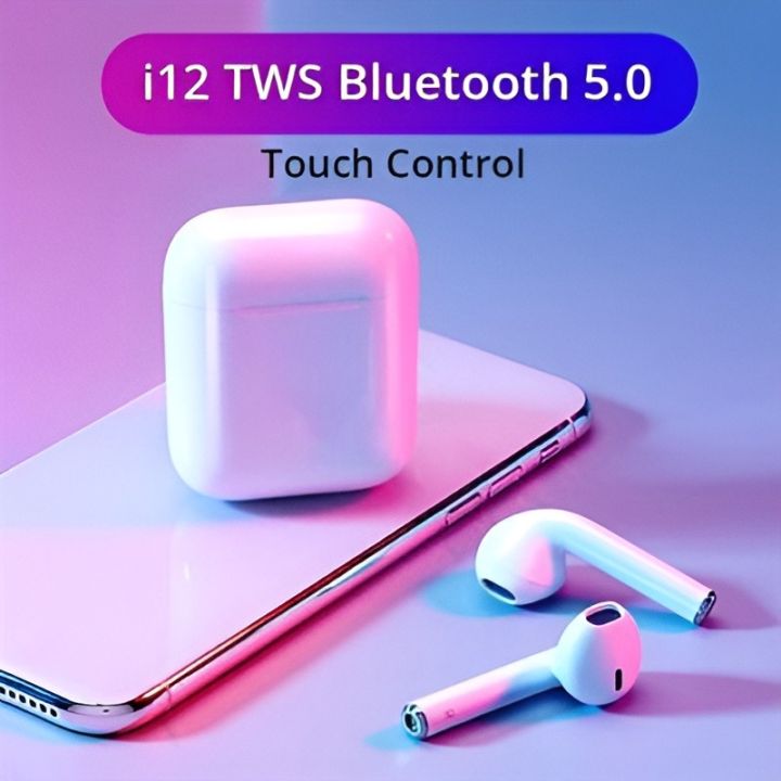 i12 TWS (True Wireless Stereo) Bluetooth (Connect With All Bluetooth ...