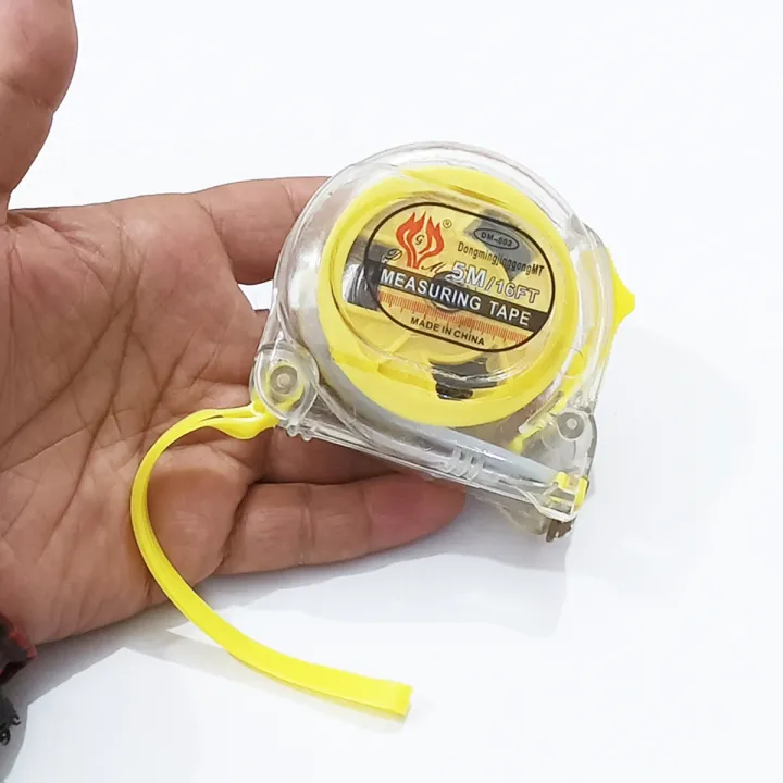 5m : 19mm Inch Measuring Tape - 5m With Unbreakable ABS case || Soft ...