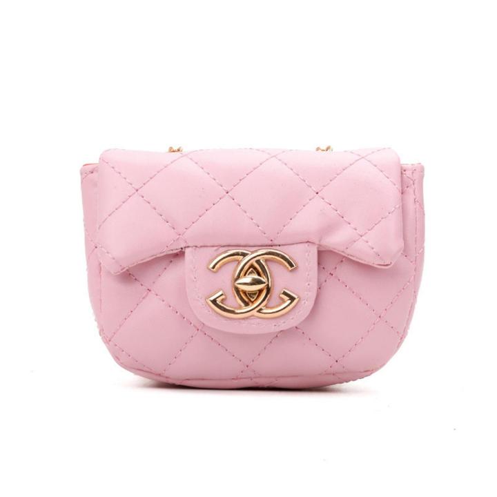 Yfashion Girls Fashion Quilted Chain Bag Mini Solid Pu Leather ...