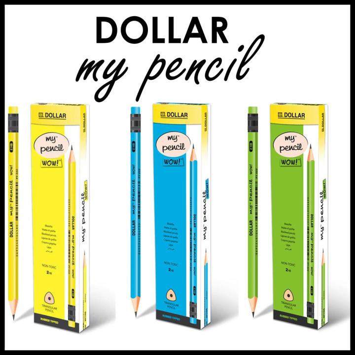 Dollar My Pencil PT 222 With Eraser 12's Box | Daraz.pk