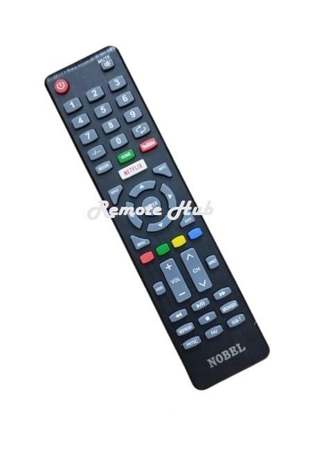 Nobel Smart LED TV Remote Control with YouTube and Netflix Button ...