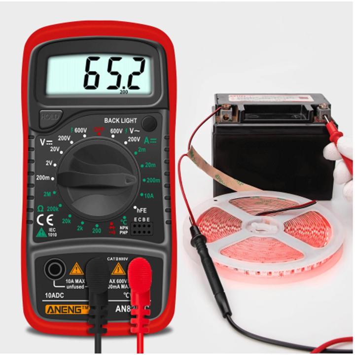 ANENG AN8205C Digital Multimeter Auto Range Backlight AC/DC Ammeter ... ANENG AN8205C Digital Multimeter Auto Range Backlight AC/DC Ammeter ...