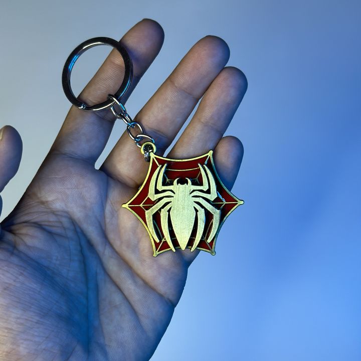 Premium Spinning Metal Spider-Man Keychain with Bearing by Trove Tastic ...