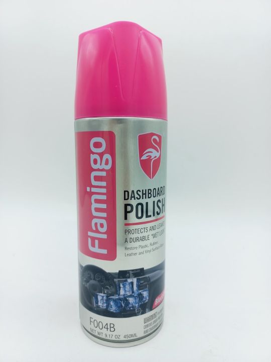 Flamingo Dashboard Polish -Black Ice- 450ML | Daraz.pk