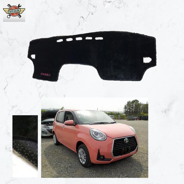 TOYOTA PASSO 2016-2022 VELVET DASHBOARD MAT | Daraz.pk