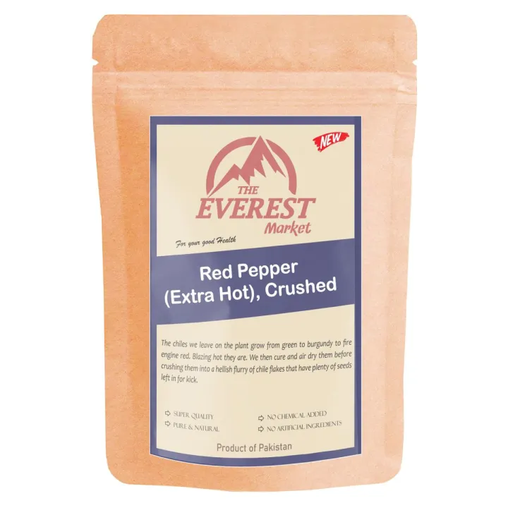 Organic Red Pepper (Extra Hot), Crushed 500gm | Daraz.pk