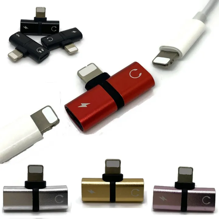 2 in 1 lighting splitter - Dual Handfree And Charging - Plug And Play ...