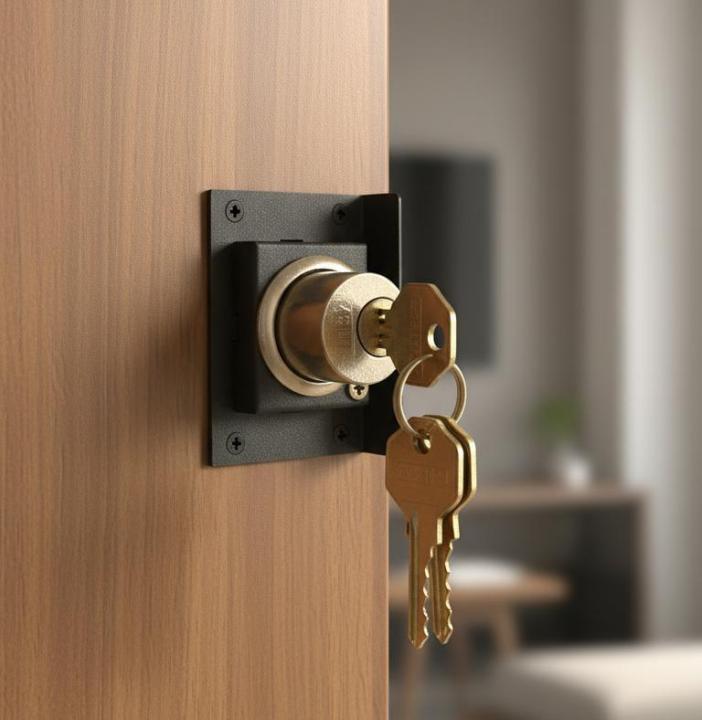Heavy Duty Deadbolt Lock Security Reinforcement Plate | Anti-Kick Door ...