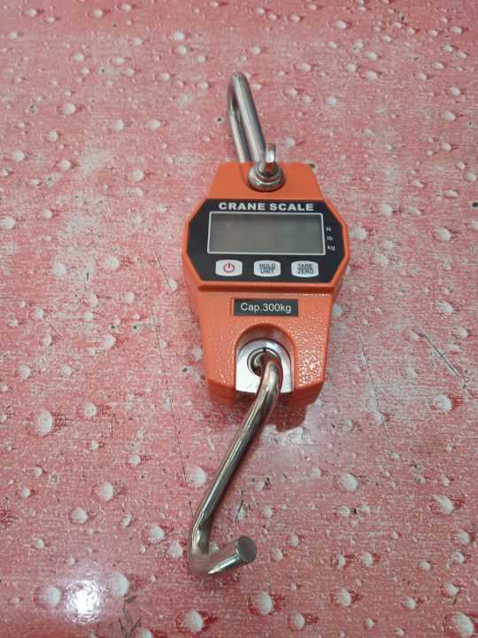 SDFGH Digital Hanging Scale Mini LCD Digital 300kg Portable Industrial ...