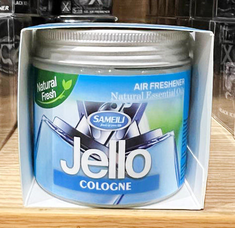 Jello Air Freshener - Cologne Flavor - 200g Gel-based freshener/ Long ...