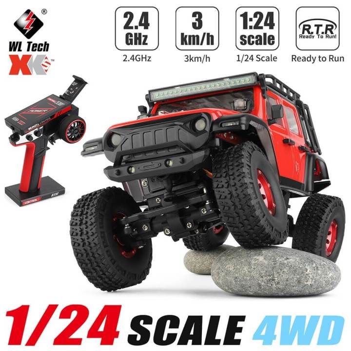 Wltoys 2428 RTR 1/24 2.4G 4WD RC Car Rock Crawler Off-Road Climbing ...