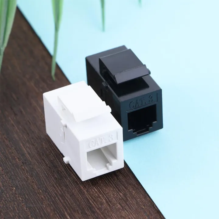Connectors Voice Coupler Cable Adapter CAT3 Telecom Jack Cable Joiner ...