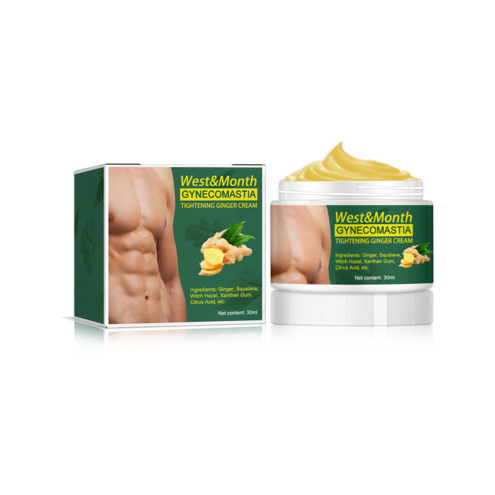 Calee 30ML Breast Firming Massage Cream for Men Remove Excess Fat ...