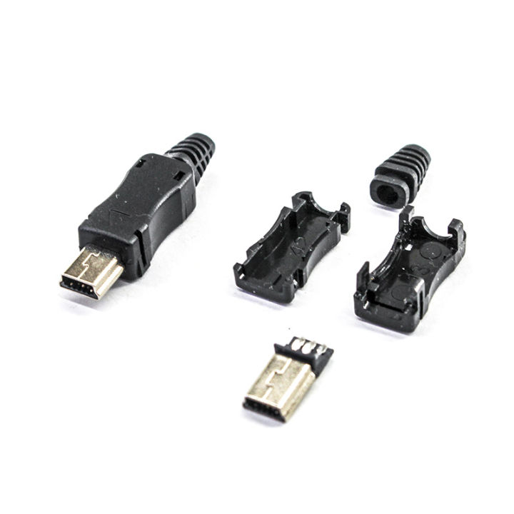 Mini USB Male 5Pin With Sheath Connectors Plastic Shell USB Connector ...