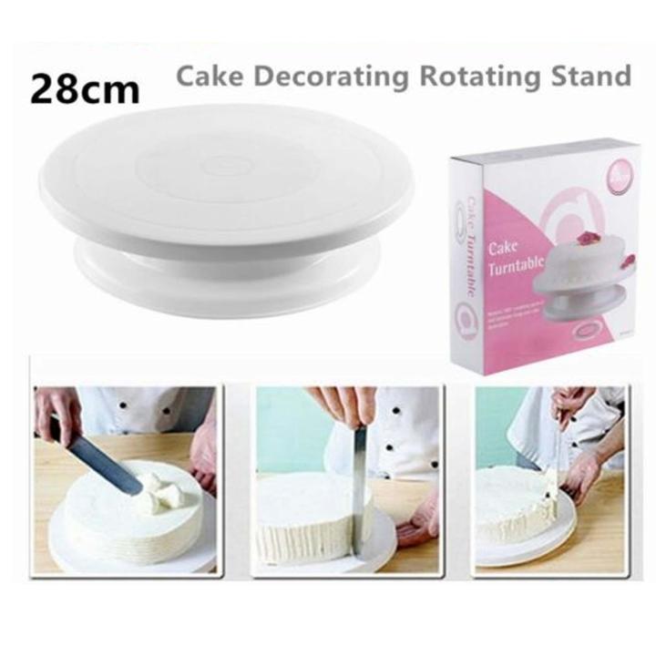 Cake Making Turntable Rotating Platform Stand Display | Daraz.pk