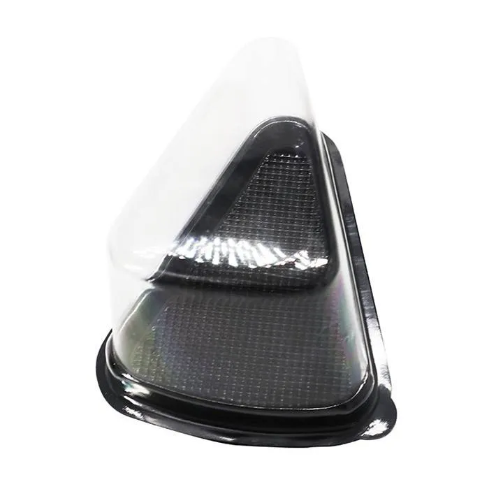 Pack Of 20 Plastic PET Mini Triangle Cake Container Clear Triangle ...