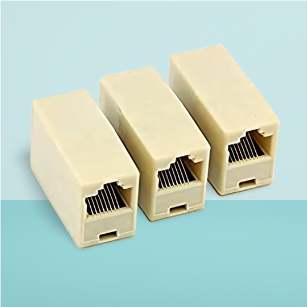 RJ45 Female Connector (Pack of 3) RJ 45 Coupler Extender Joinder ...