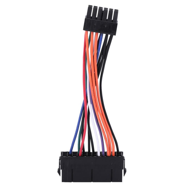 PSU ATX 24 Pin female to 12 Pin Male Power Supply Sleeved 18AWG Wire ...