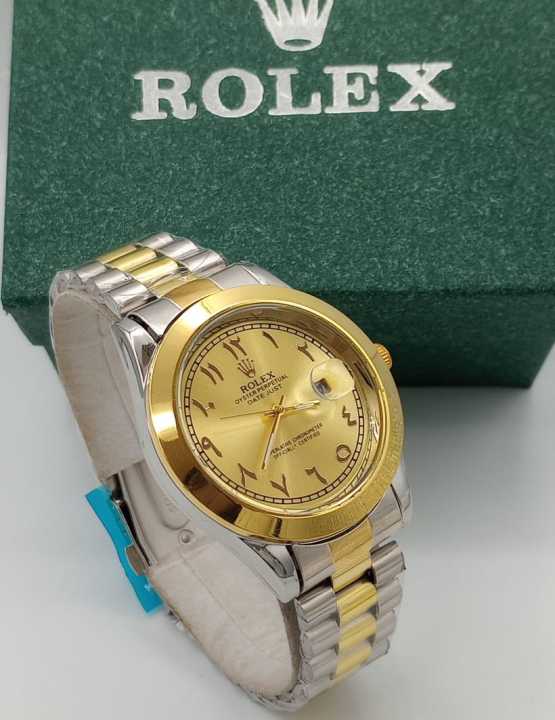 NEW_ROLEX_ARABIC FIGURE CHAIN WATCH | Daraz.pk