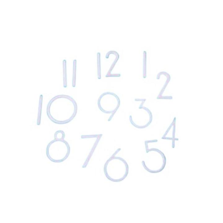 clock numbers in acrylic for resin clock 1 inches | Daraz.pk