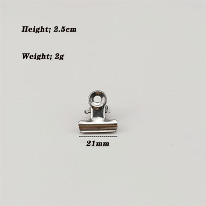 Steel Bulldog Clips Metal Office Paper Clip Binder Grip Clamp 75mm ...